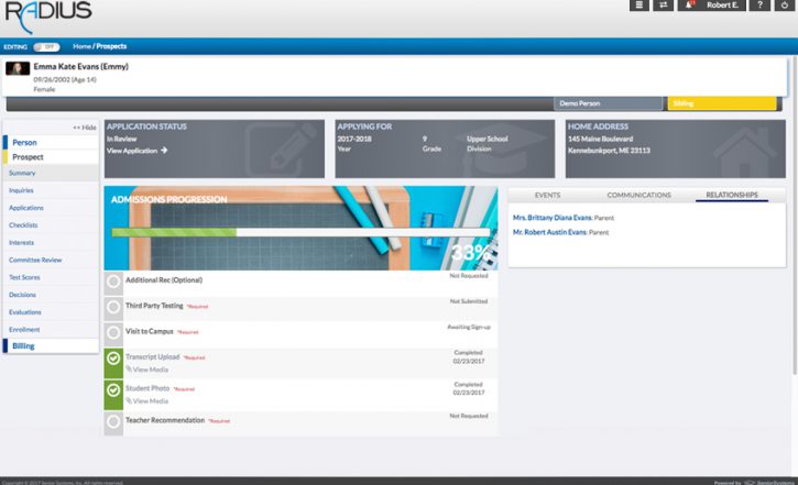 Radius - School Solutions for Independent Schools
