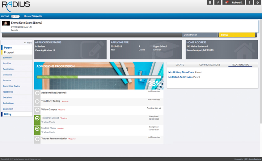 Radius - School Solutions for Independent Schools